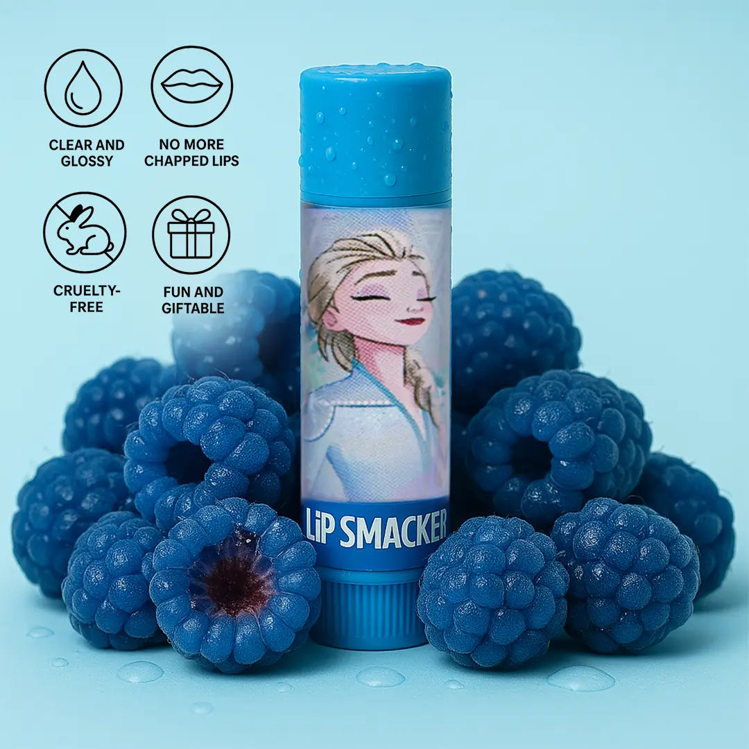 Lip Smacker Disney Frozen II Elsa Northern Blue Raspberry Lip Balm ...